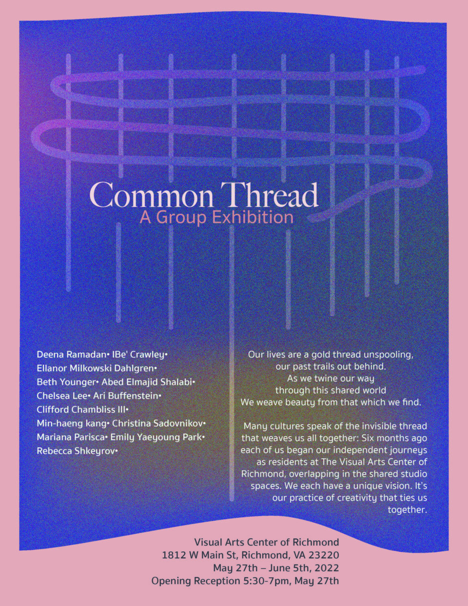 Common Thread - Visual Arts Center of Richmond